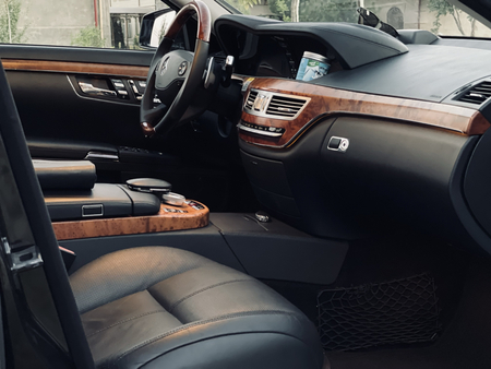 S Class 221 S550 Japan Long Окраска чёрный мокка