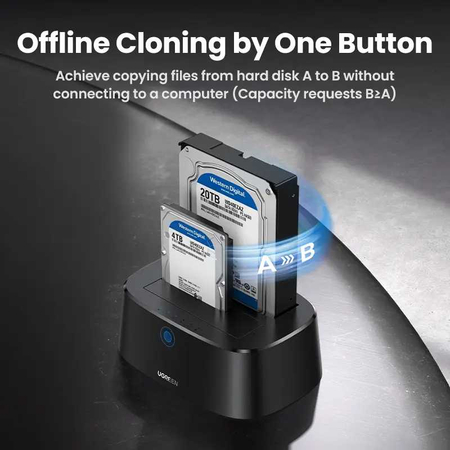 Ugreen док-станция для жесткого диска SATA Type c адаптер