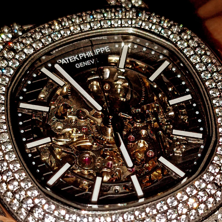 PATEK PHILIPPE (с миниральными камнями)(механизм автоподзавод)
