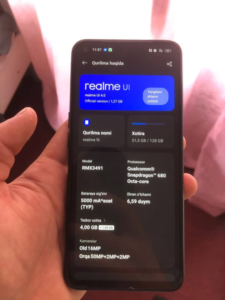 REALMI 9i kafolat bor !