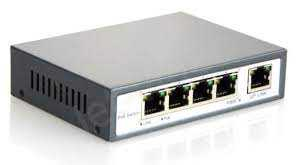 POE-31004P коммутатор PoE 4+1 порта