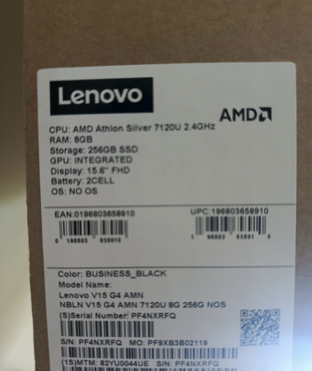 LENOVO athlon silver yengi noutbuk 2024 konpyuter ye