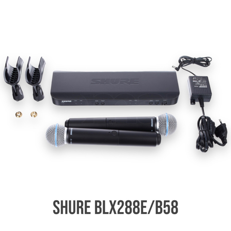 Shure BLX288/Beta58 Combo S8 ORIGINAL