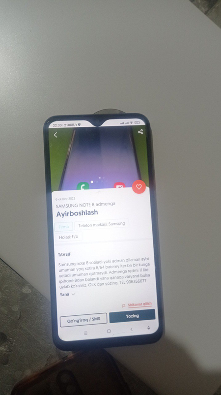 Redmi 9 sotiladi ayirboshlash ham bor