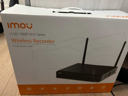Беспроводной Wi-Fi видеорегистратор IMOU NVR1104HS-W-S2-CE на 4-канала