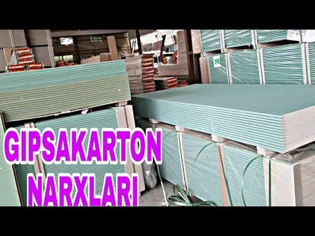 Gipsakarton optim narxda sifat zo'r
