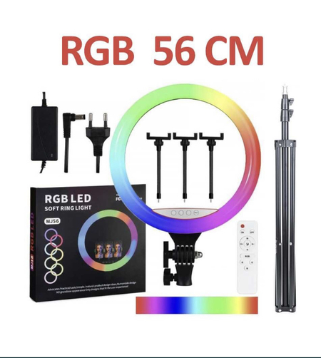 Светодиодная кольцевая лампа для съёмок,rgb kalsevoy lampa