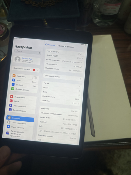 Ipad Mini 5ого поколения 64 гб LL/A