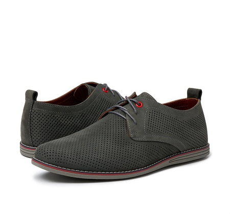 Летние кожаные туфли 40-43