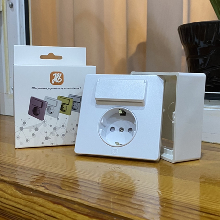 Наружная Розетка с USB, Type-C