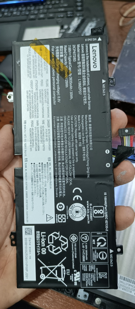 lenovo ideapad duet 3  планшет ноутбукининг батарейкаси сотилади