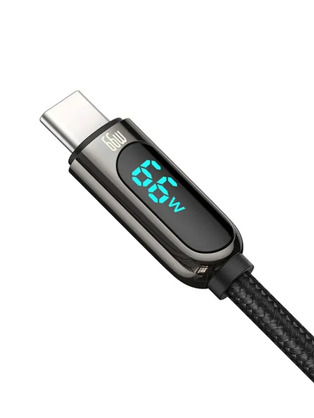 Кабель Baseus Display Fast Charging Data Cable USB to Type-C 66W (1m)