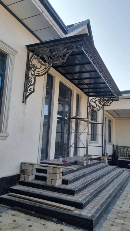 Darvoza reshotka panjara naves perila kazeryok eshik temirdan yasimiz