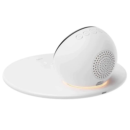 WIWU Wi-W017 15w wireless charger+digital alarm+bluetooth speaker
