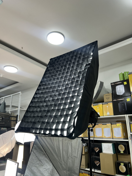 Софтбокс с сотами, 300W, видеосвет, студийный свет, прожектор