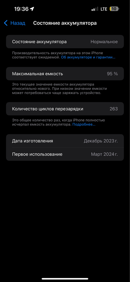 Iphone 15 pro max 95%