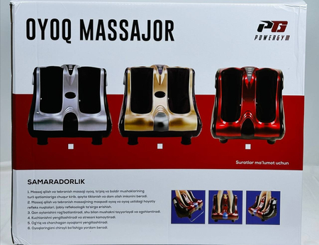 Power Gym brendidan oyoq uchun massajorlar