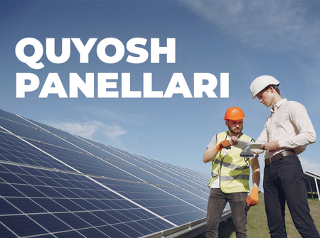 O'zbekistonda quyosh panellari 540 Vt 0,27
