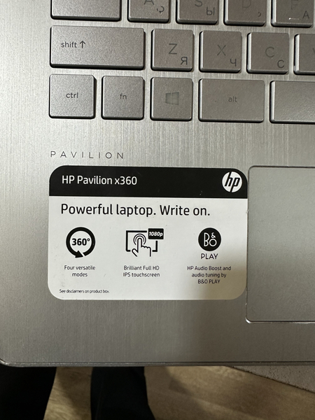 Hp pavilion x360 core i3 7th gen