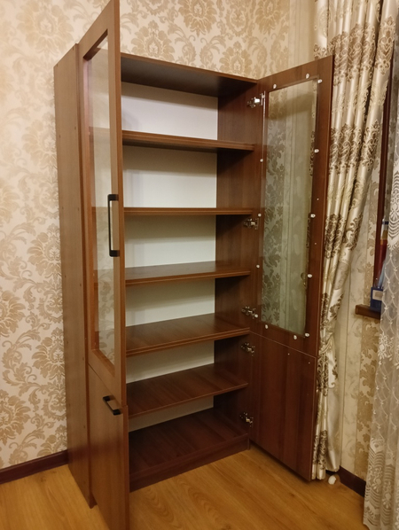 Книжный шкаф под заказ 196×91×37см.