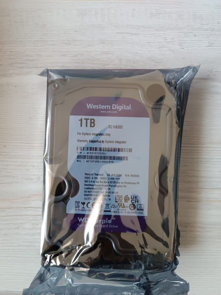 HDD WD Purple 500,1, 2, 4, 6, 8, 10