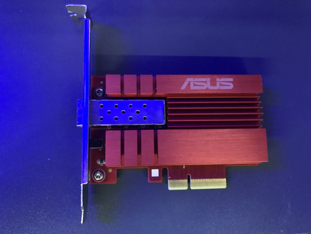 Сетевая карта ASUS [1 x 10Gb SFP+] PCIe x4 (XG-C100F)