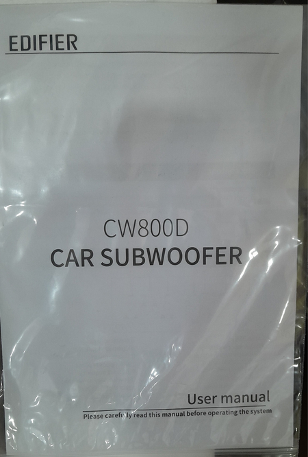 Car Subwoofer CW 800D Avtomobil uchun Subwoofer