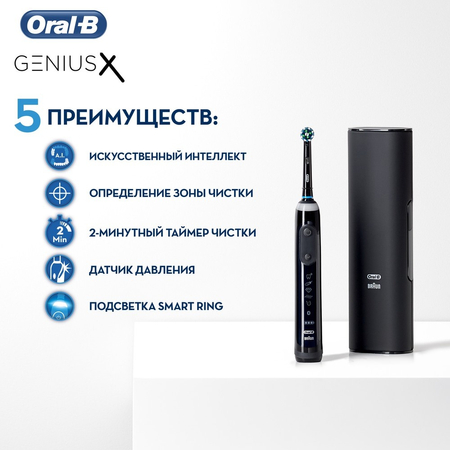 Электрическая зубная щетка Oral B Genius x
