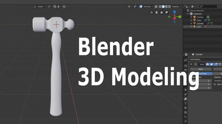 Продаю курс 3D blender моделирование