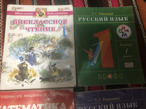 Книгы 1-2-3 класс. - Русскый язык, математика и внеклассное чтения