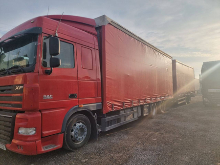 DAF XF 105 460 паравоз + SCHMITZ прицеп cотилади