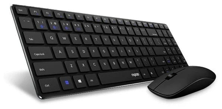 Комплект Клавиатура и Мышь RAPOO 9300M Black