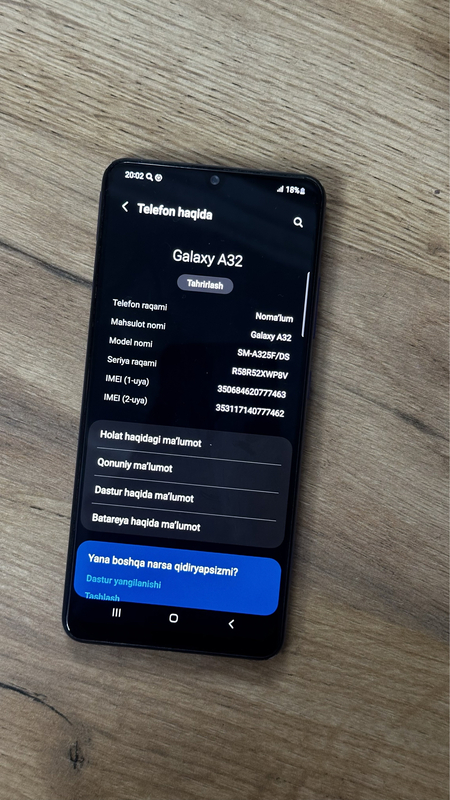 Samsung galaxy a32, 6 Oy GARANTIYA