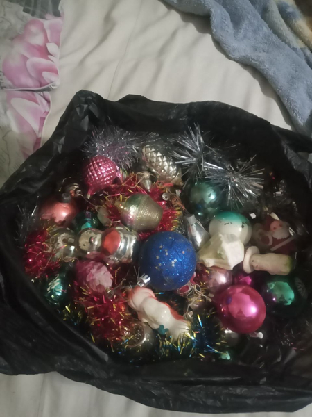 Новогодний советские игрушки