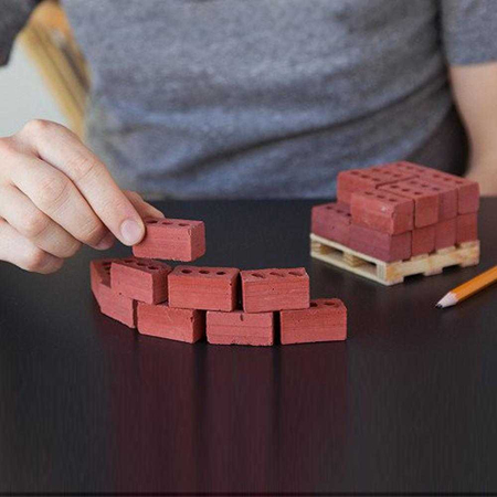 Мини кирпичики из гипса