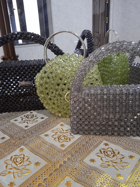 Сумки из бусины. Ручная работа.