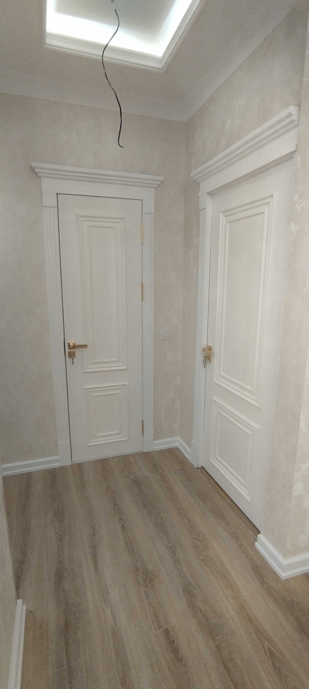 Установка МДФ дверей