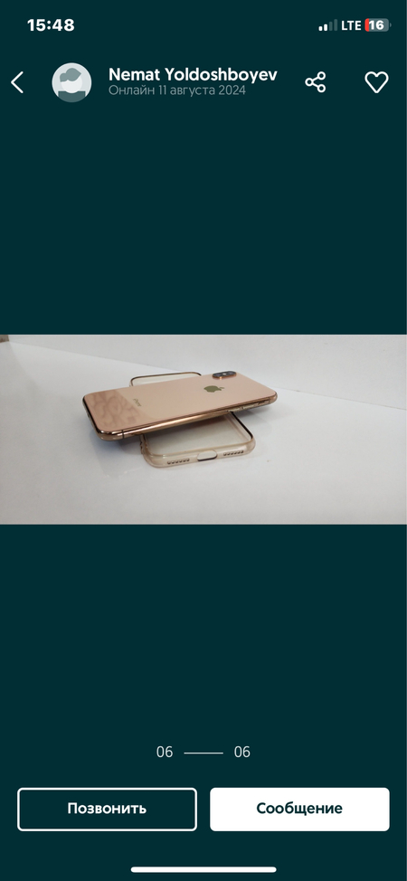 Iphone xs sotiladi holati ideal pamiyt 64gb