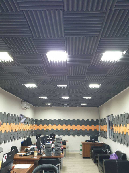 Акустические панели из поролона, диффузор, басовые ловушки