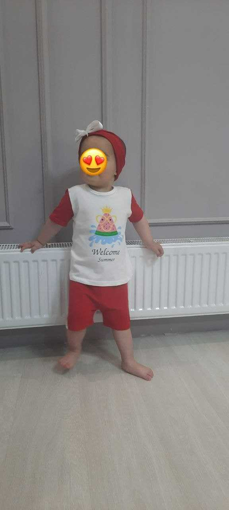 футболка шорти, қиз бола, двойка, кийим