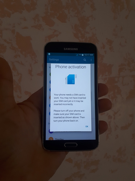 Samsung s5 Verizon 4G LTE
