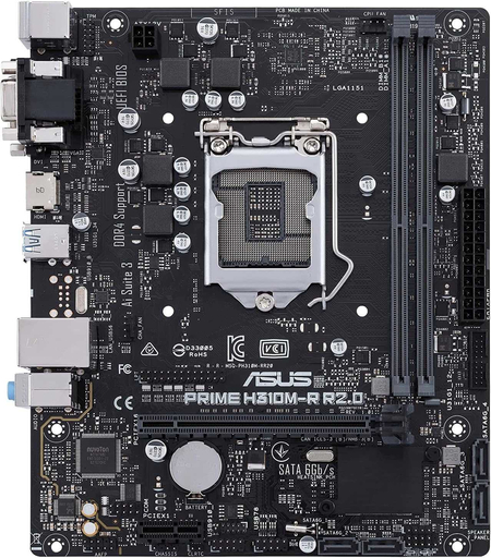 комплект материнская плата Asus Prime H310m, core i5 9400f, GTX 1050ti