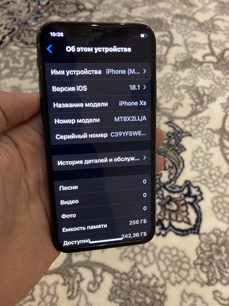 Iphone xs LLA 256
