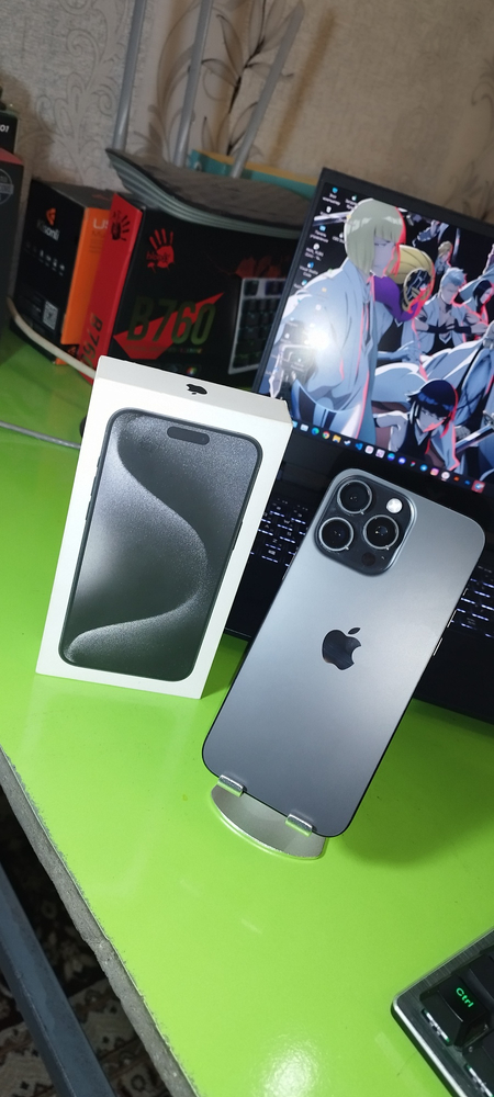 iPhone 15 Pro Max Black Titan (256gb)