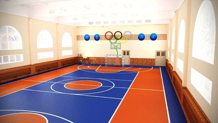 Спортивное покрытие линолеум Sanfa Sportline