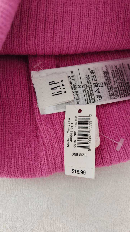Новая GAP из США зимняя шапка на 2-3-4 года
