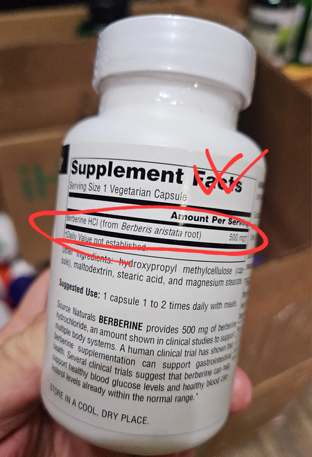ДОСТАВКИ НЕТ Source Naturals Берберин 500mg , 60шт MADE IN USA