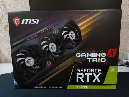 MSI RTX 3060ti gaming x trio