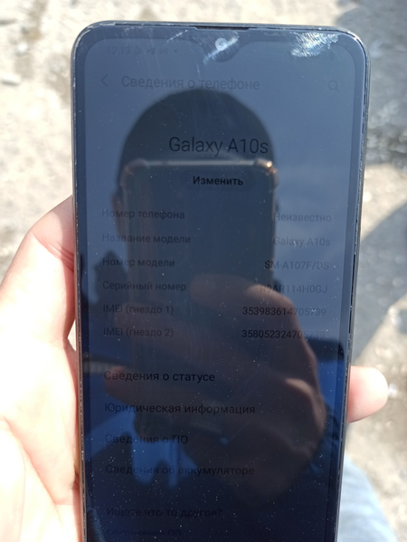 Samsung a10s 550.000