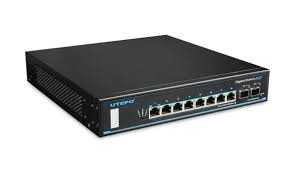 Коммутатор UTP3-GSW0802S-POE. Неуправляемый 8-портовый Gigabit POE